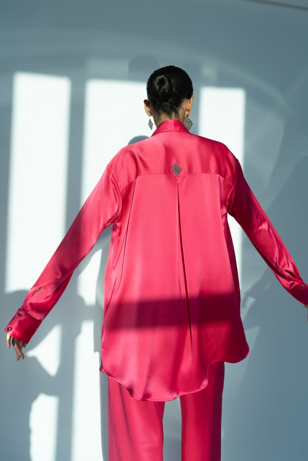 Silk Set Pink Sapphire | MYKAFTAN